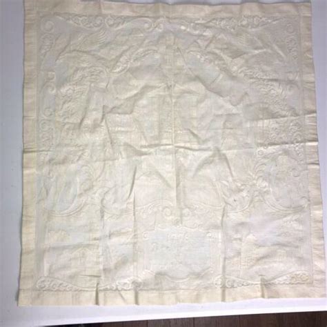 Vintage 1976 Declaration Of Independence Commemorative Lace Artwork Tapestry 3827471810