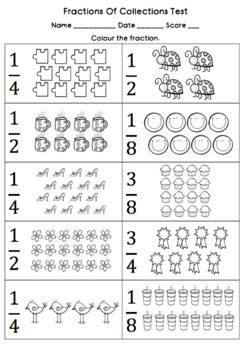 A Collection Of Fractions Worksheet