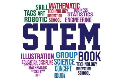 Stem Word Cloud Concept Typography Graphic By Creative Design