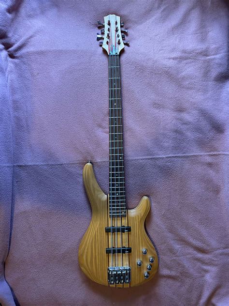 Esp Style Eight String Bass 90s Natural Reverb Uk