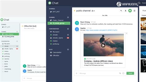 Giới Thiệu ứng Dụng Synology Chat Server Synology Hà Phương