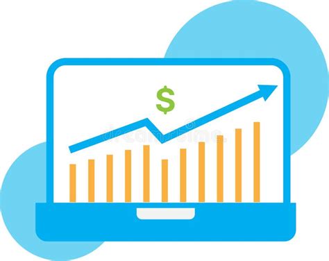 Increasing Graph Income Vector Illustration Stock Vector Illustration