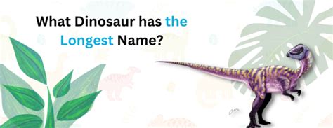 What Dinosaur Has The Longest Name Jellyquest