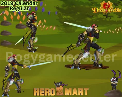 Dragonfable Corrupted Doom Epoch Class 2019 Calendar Regular Rare Bogy Game Center V2 0