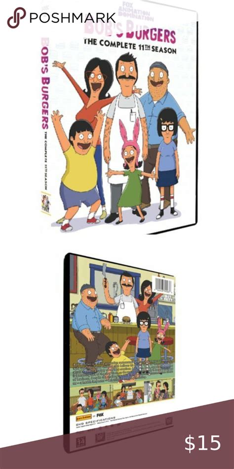 Bobs Burgers Season 11 3 Disc Set Bobs Burgers Dvd Bob