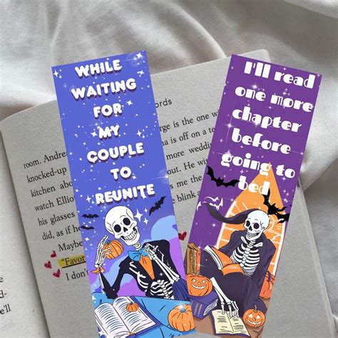 Spooky Bookmark Cute Ghost Bookmark T For Book Lovers Birthday