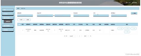 附源码 计算机毕业设计本科生外出请假管理信息系统 大学生请假系统数据流图模型 csdn博客