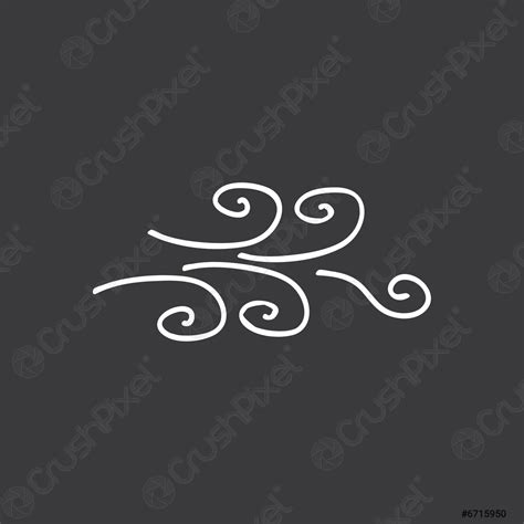 Wind Logo Vector Template Illustration Stock Vector 6715950 Crushpixel