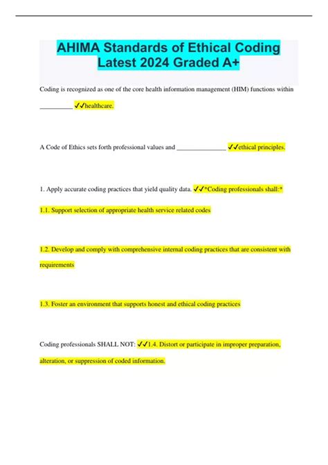 Ahima Bundled Exams Questions And Answers Multiple Versions 20242025