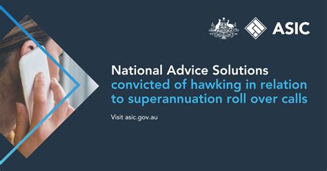 Asic On Linkedin 23 034mr National Advice Solutions Convicted Of