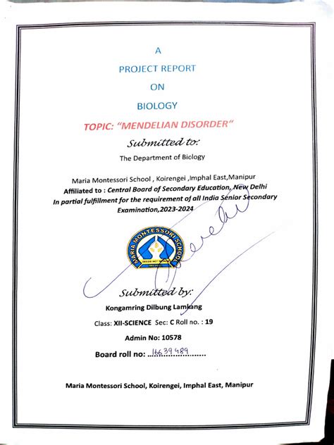 Mendellian Disorder Pdf