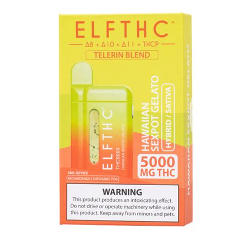 Elfthc D8 D10 D11 Thcp Telerin Blend Disposable Thc5000mg Hawaiian