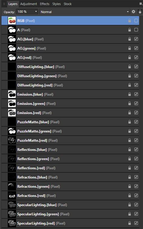 Multichannel EXR Passes Get Loaded As Separate Channels V Bugs Found On Windows Affinity
