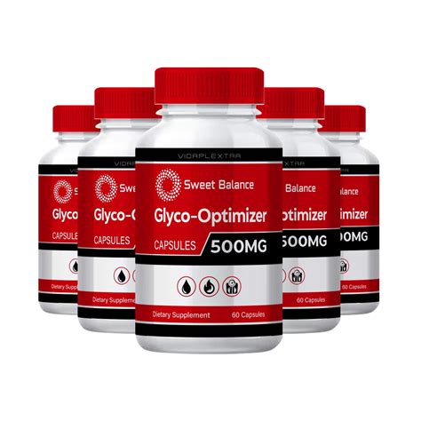 5 Pack Sweet Balance Sweet Balance Glyco Optimizer Capsules