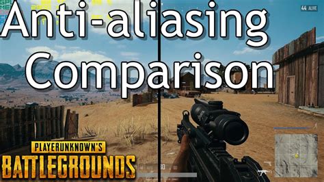 Anti Aliasing Comparison