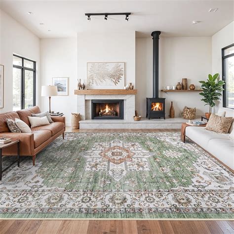 Ruugme Living Room 10x14 Area Rugs Washable Lightweight