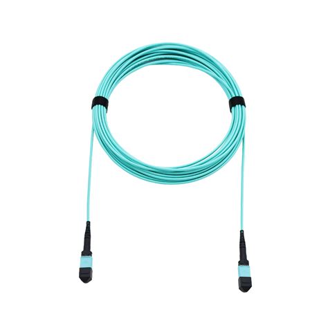 Fiber Optic Patch Cable Fiber Optic Patchcord Mpo Mpo M To M 12 Cores Type B Multimode 10g Om3
