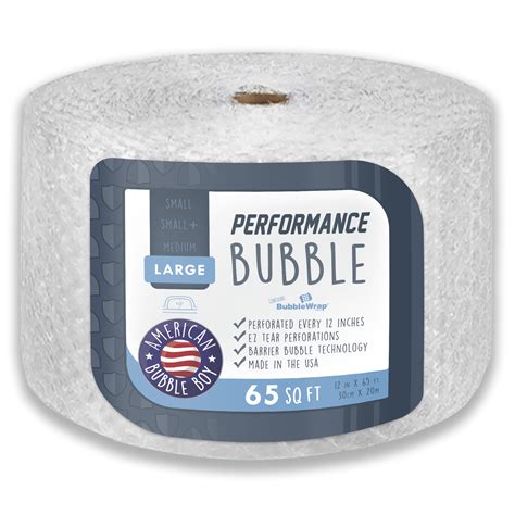 Performance 12 Large 12 Bubble Wrap 65 Square Feet Per Roll