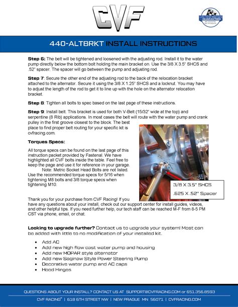 440 Altbrkt Big Block Chrysler 426 440 Alternator Bracket Mid Mount Passenger Side