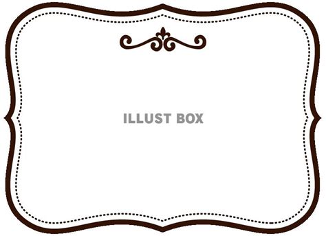 無料イラスト 飾り枠 1
