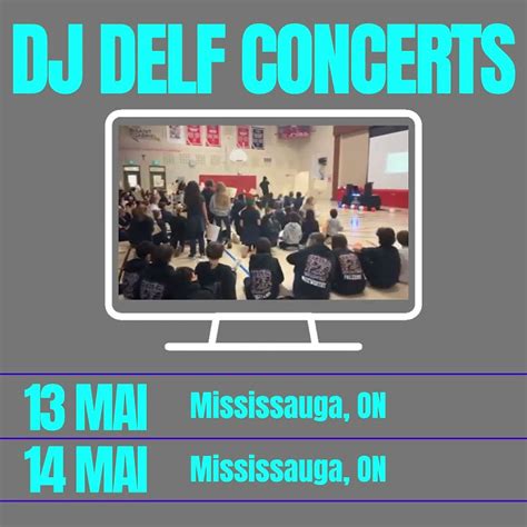 Upcoming Dj Delf Concerts Week Of May 13th Youtube