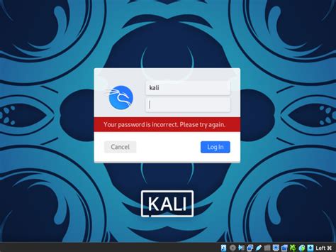 Default Kali Password Not Kali Or Toor R Kalilinux