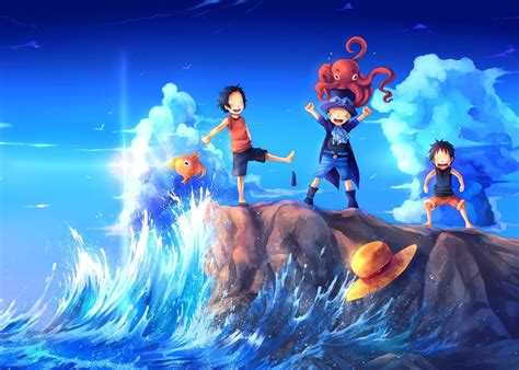 One Piece Ace Sabo Luffy Posters And Prints By Jauharipg Printler