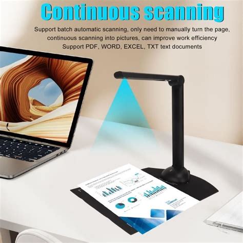 Aun Caméra De Numérisation De Livres Scanner De Livre Caméra 10mp Multi Langue Ocr Projection En