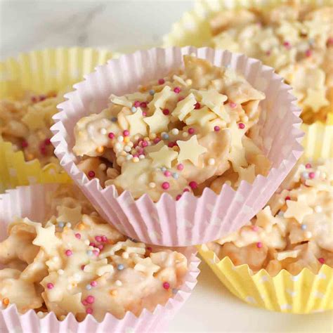 White Chocolate Cornflake Cakes