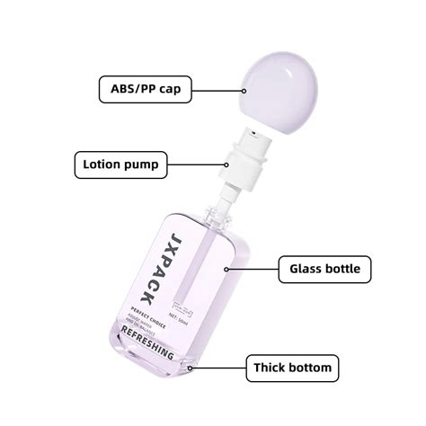 Unique Coloured Gradient Cosmetic Packaging Set Custom Printed Glass