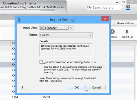 Make Itunes Import Cd Tracks As High Quality Mp3