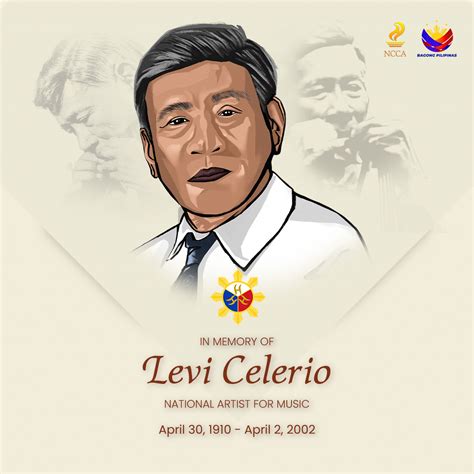 National Today We Commemorate The 23rd Death Anniversary Of National Artist Levi Celerio Levi