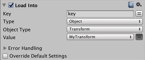 load into action for playmaker easy save for unity