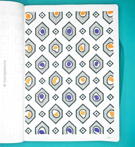 Geometric Cells Pattern Step By Step Tutorial Mario Patterns