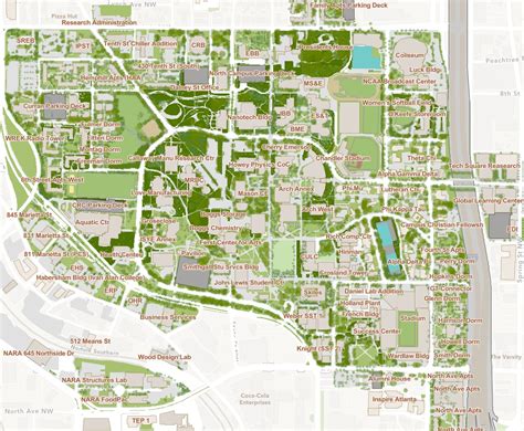 Georgia State University Campus Map