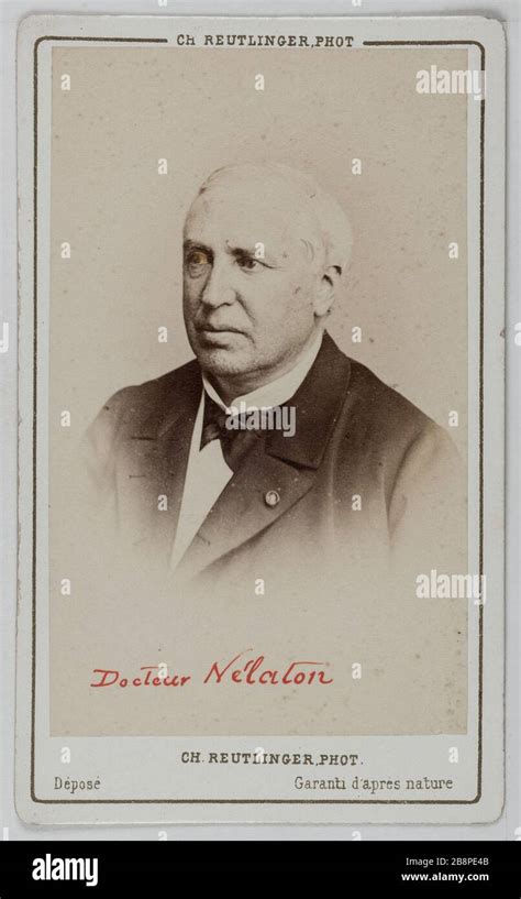 Portrait Of Auguste Nelaton 1807 1873 Surgeon Portrait Dauguste