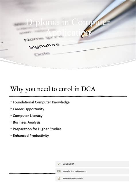 Dca Syllabus Pdf Application Software World Wide Web