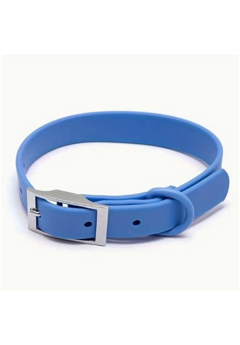 Pvc Collar Blue Milaandme