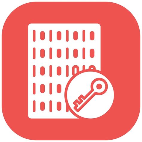 Estilo De Ilustração Vetorial De Criptografia De Arquivo Vetor Premium