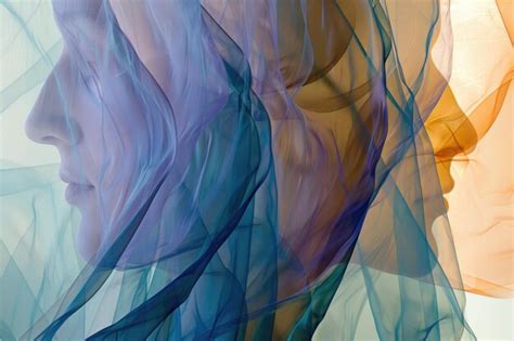 Translucent Layers Of Abstract Awareness Premium Ai Generated Image