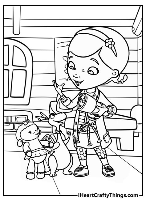 Doc Mcstuffins Tools Coloring Page