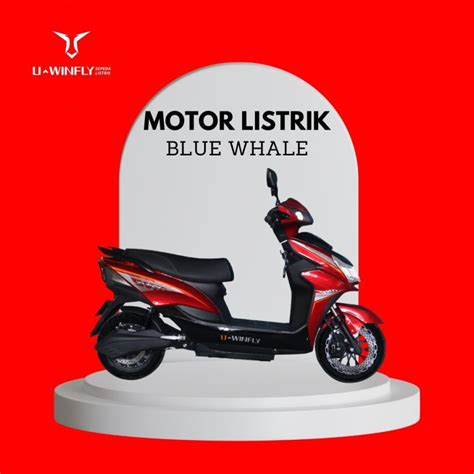 Jual Sepeda Motor Listrik U Winfly Blue Whale Ongkir Nego Shopee