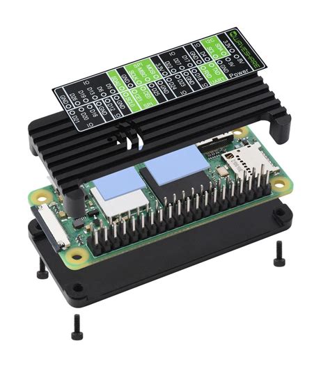 Aluminium Gehäuse Für Raspberry Pi Zerozero 2 Mit Gpio Referenz