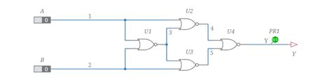 Exclusive Nor Xnor Gate Three Level Nor Multisim Live