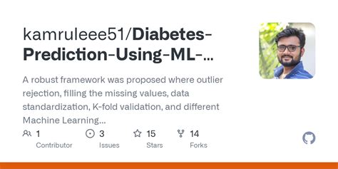 Github Kamruleee51diabetes Prediction Using Ml Classifiers A Robust