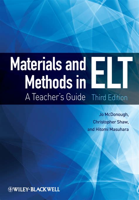 Materials And Methods In Elt 9781444336924 Gangarams