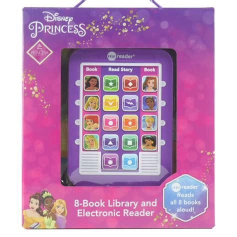 Disney Princess Me Reader 8 Book Library And Electronic Reader Sound