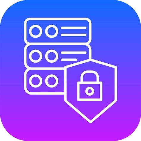 premium vector data protection vector illustration