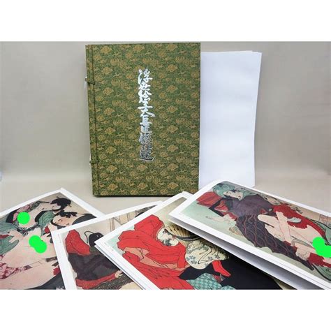 ภาพสำเนางานชิ้นเอกภาพพิมพ์อุคิโยะเอะ ชุงงะ จำนวน28ภาพ Ukiyo E Shunga