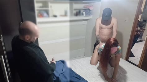 Prank With Blindfolded Wife And Friend Hiding Inside The Wardrobe Without Knowing Wife